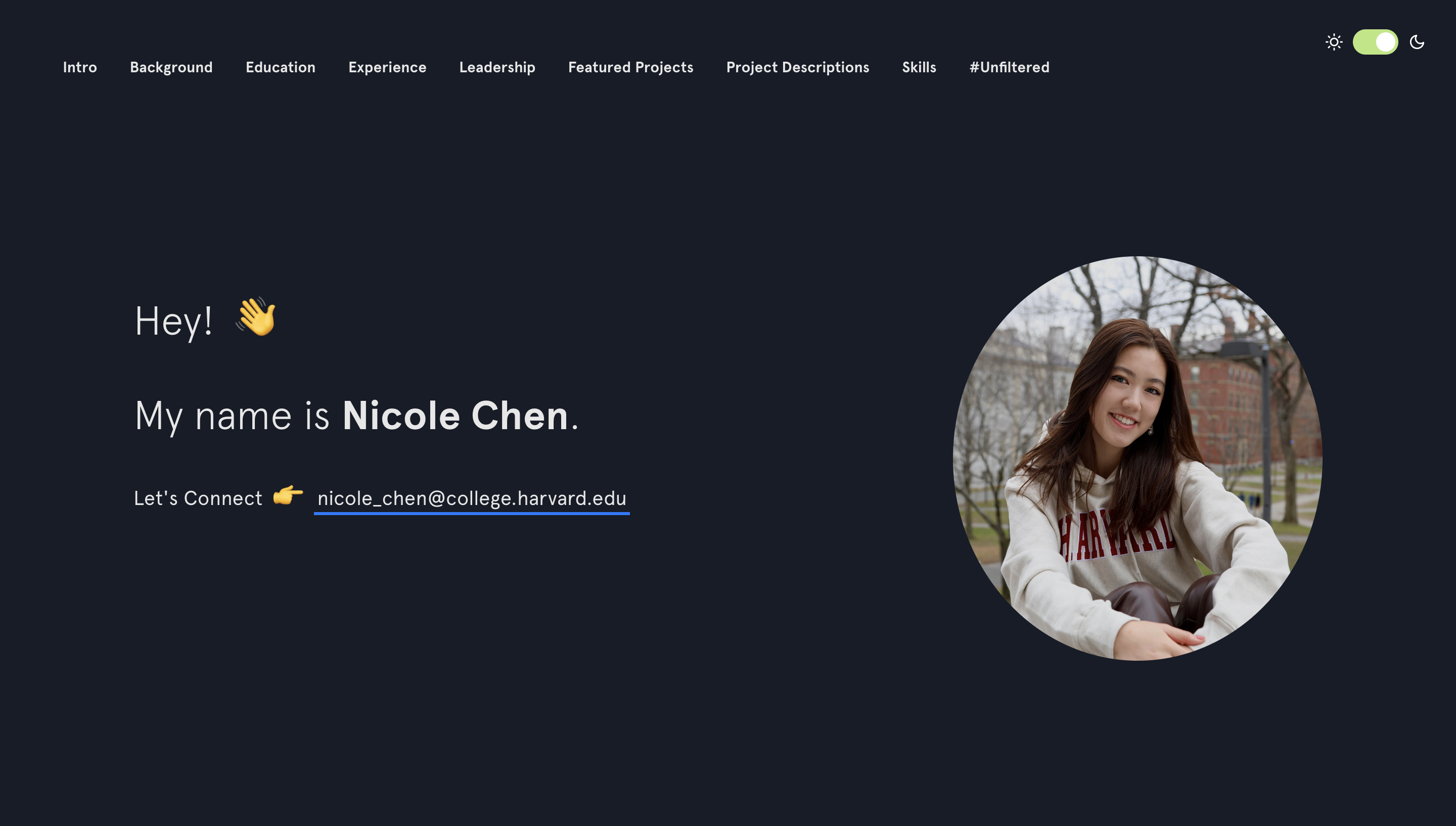 Nicole Chen | Student
